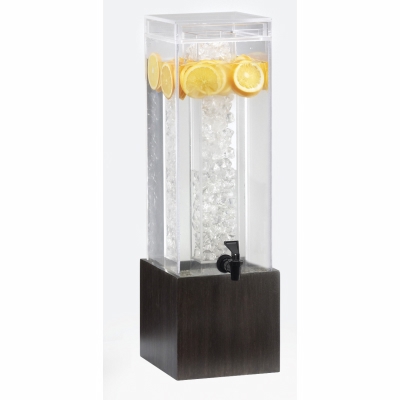 CAL-MIL, Square Beverage Dispenser, 3 gallon, Midnight Bamboo - RWS ...