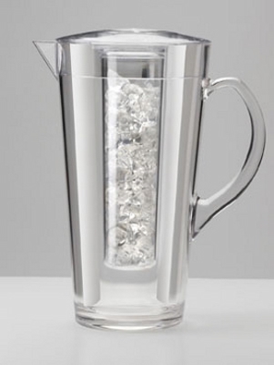 CAL-MIL, Pitcher, w/Ice Chamber, 2 liter, 9 inches dia. x 10 inches H ...