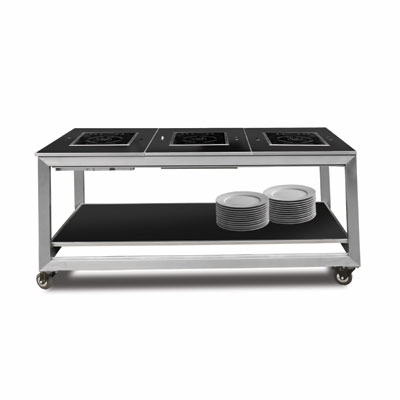 Eastern Tabletop, Hub Buffet Bar Kit, Portable Bar, Reversible Black ...