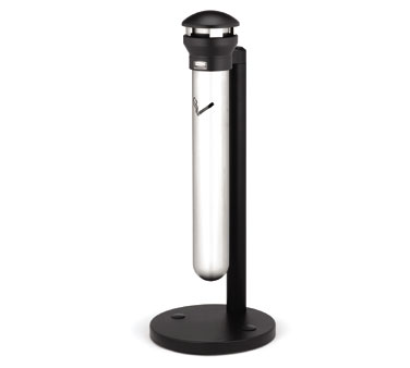 Rubbermaid Infinity Smoking Receptacle, Base Mount, S/S Snuff Plates ...