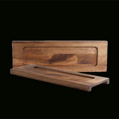 Steelite, Wood Underliner, Creations, One Long Well, 13 7/8 inches x 4 ...