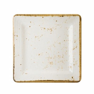 Steelite, Square Plate, 9 inches x 9 inches, Melamine, Craft White ...