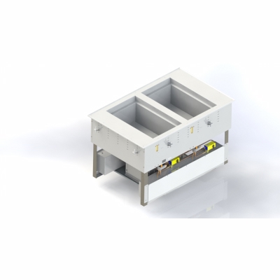Vollrath Hot/Cold 2 Pan Drop-In Top Mount, Remote Mountable Panel - RWS ...